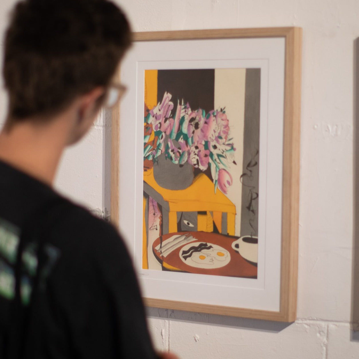 Bacon And Eggs Original Artwork | Daniel Pap Art